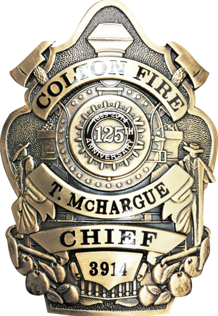 Anniversary Badges | Custom Fire Badges | Custom Fireman Badges