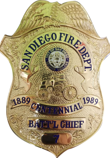 Anniversary Badges | Custom Fire Badges | Custom Fireman Badges