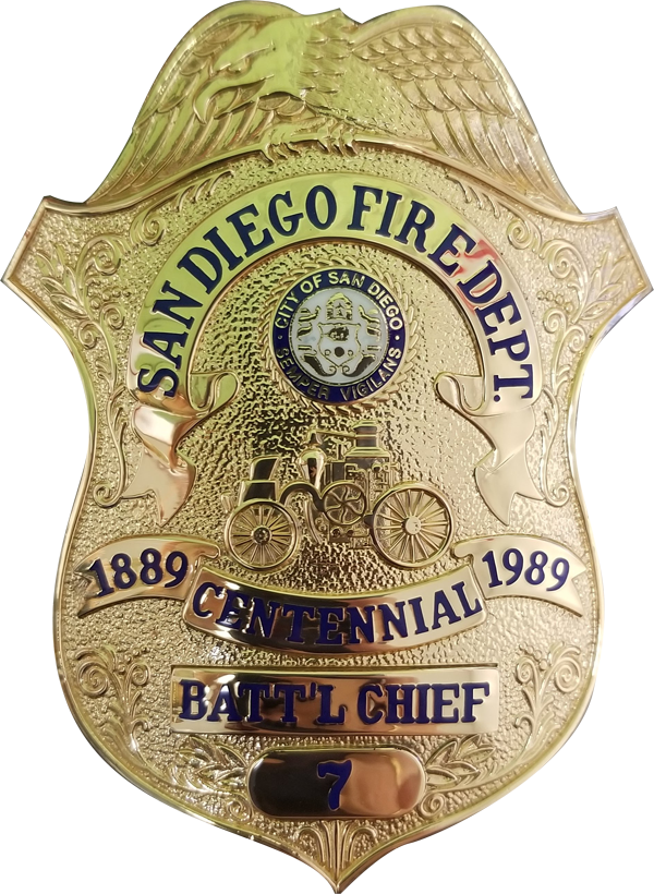 Anniversary Badges | Custom Fire Badges | Custom Fireman Badges